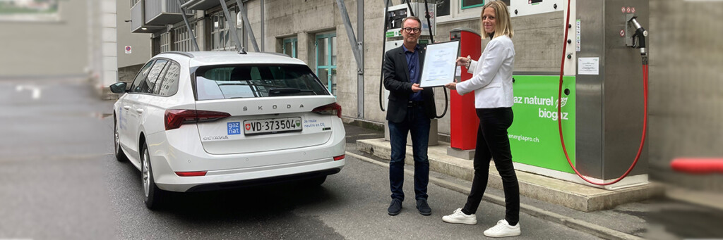 Gaznat économise 68 tonnes de CO2 | CNG-Mobility